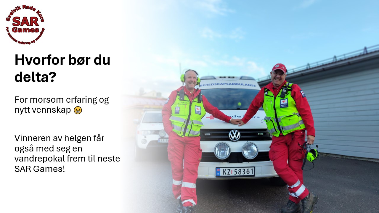 SAR Games – Svelvik Røde Kors SAR Games