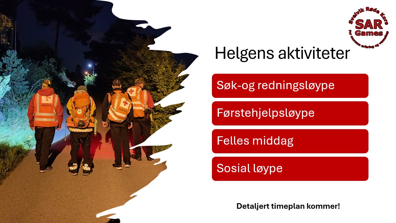 SAR Games – Svelvik Røde Kors SAR Games