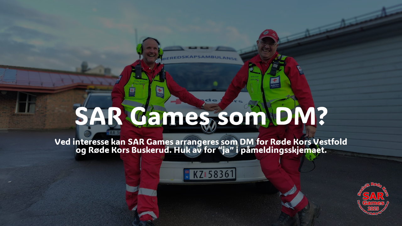 SAR Games – Svelvik Røde Kors SAR Games